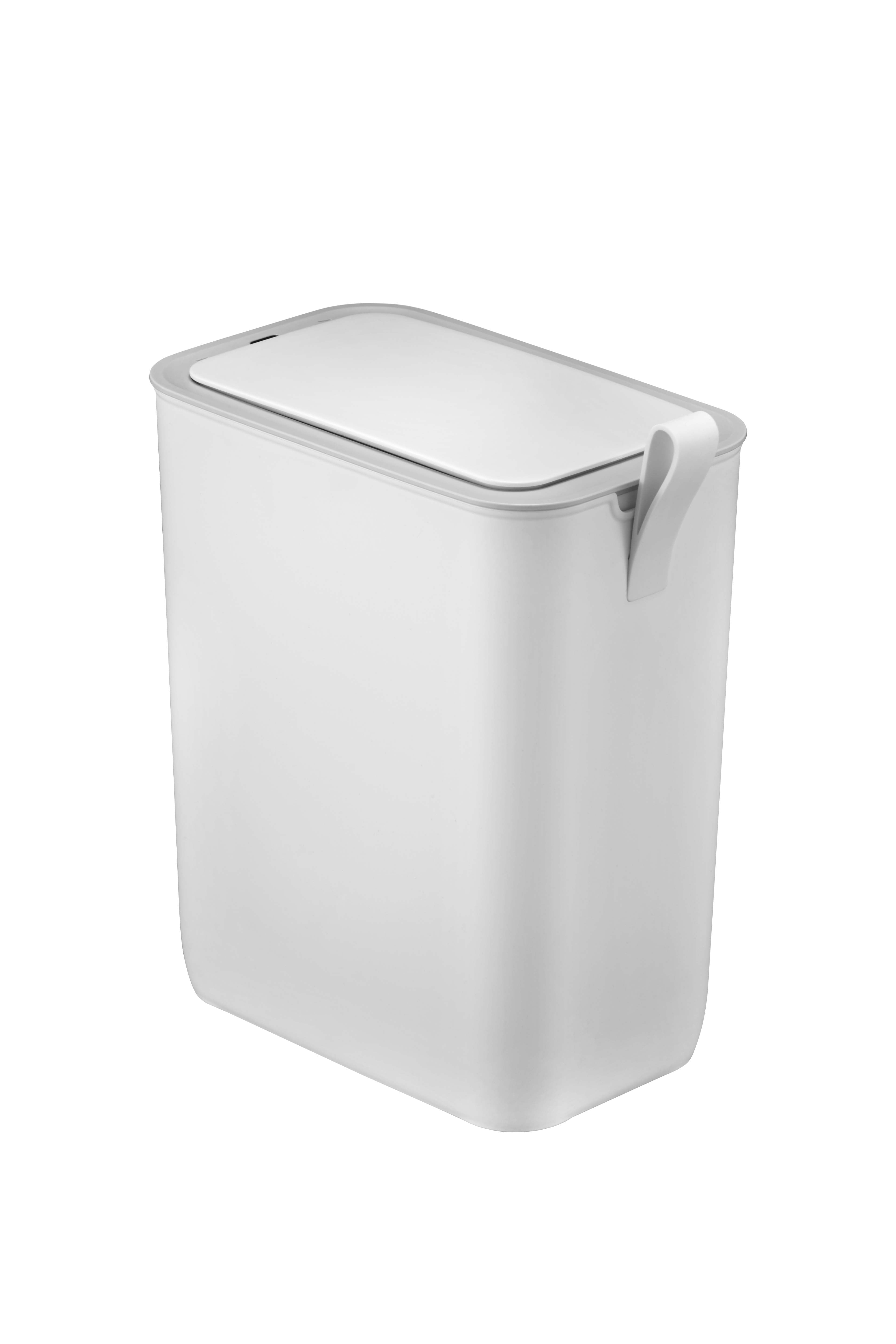 8L Rectangular White Sensor Bin – SUNICO
