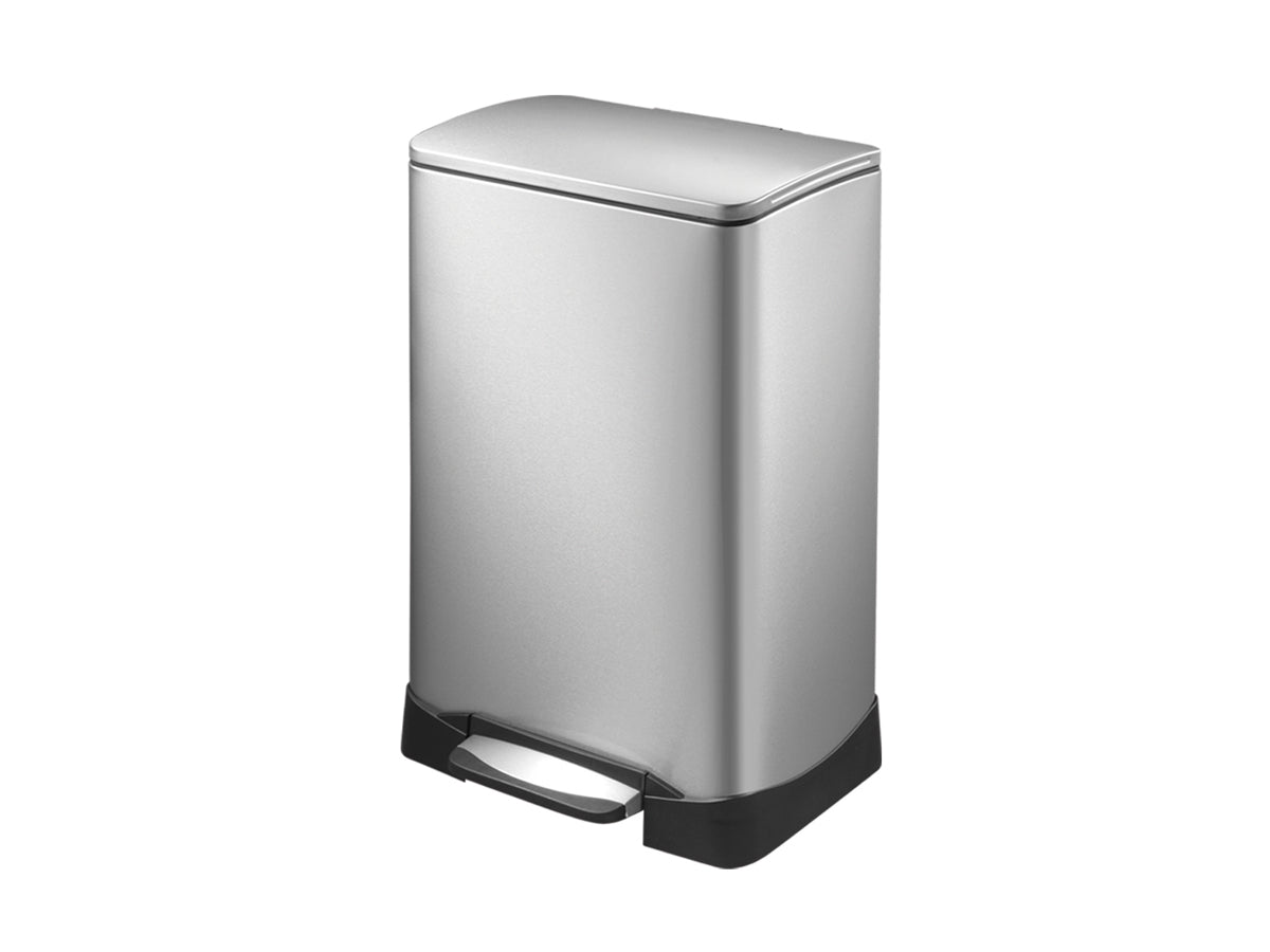 40L Neo-cube Step Bin, Brushed Stainless Steel – SUNICO