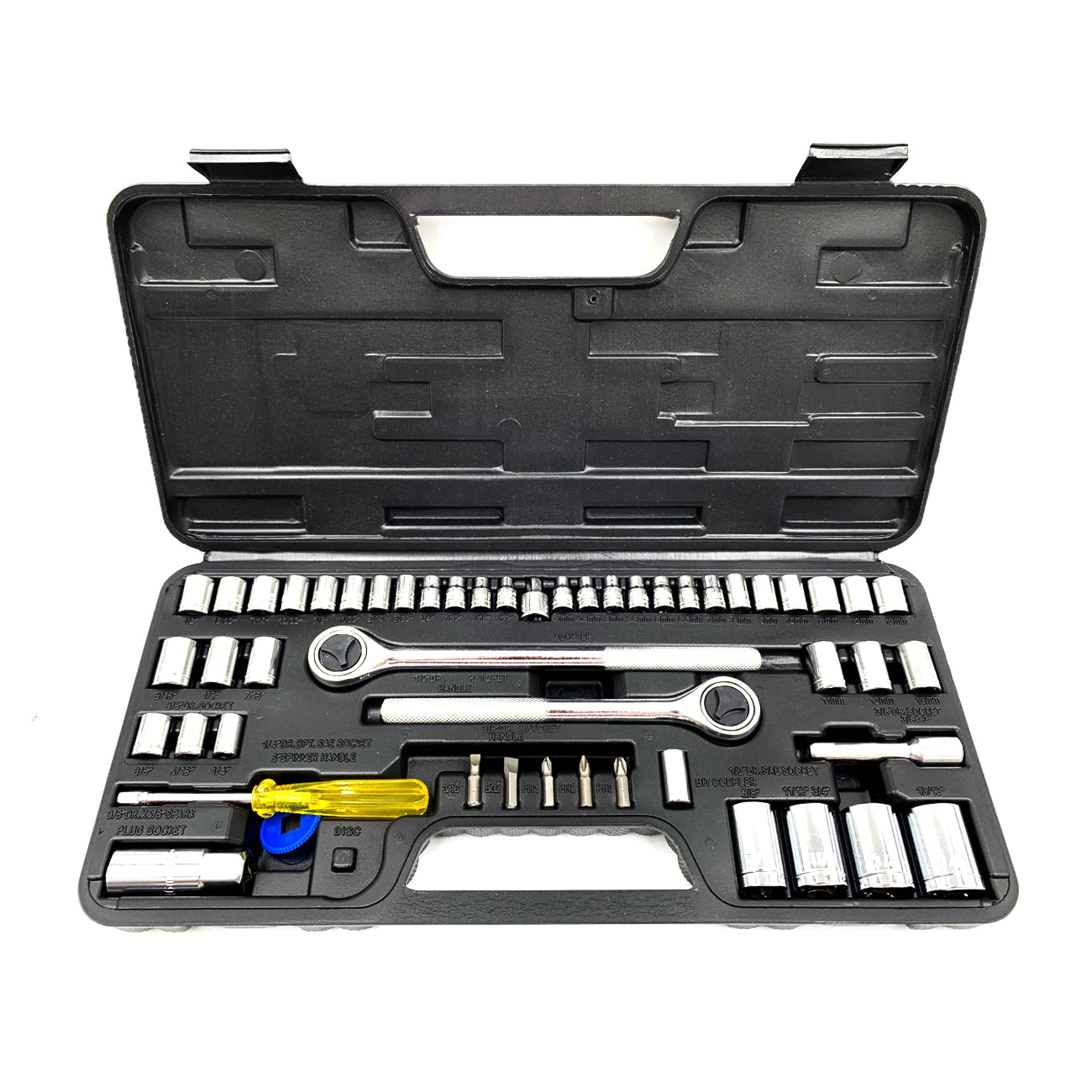 Socket Set (52 PCS) SAE & MM – SUNICO