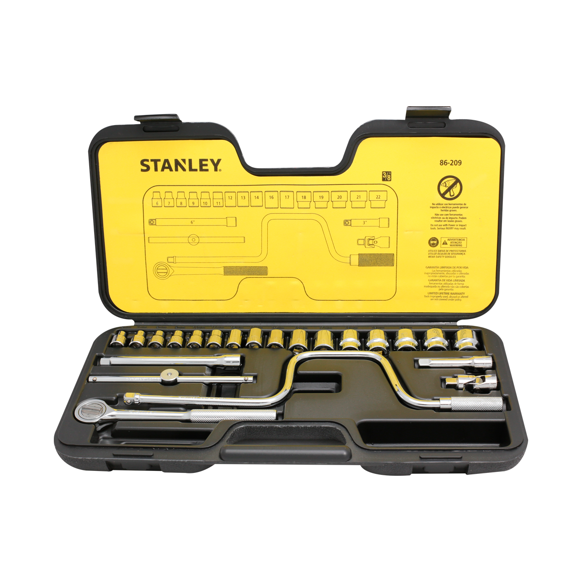 23 Pcs Socket Set 3/8'' MM – SUNICO