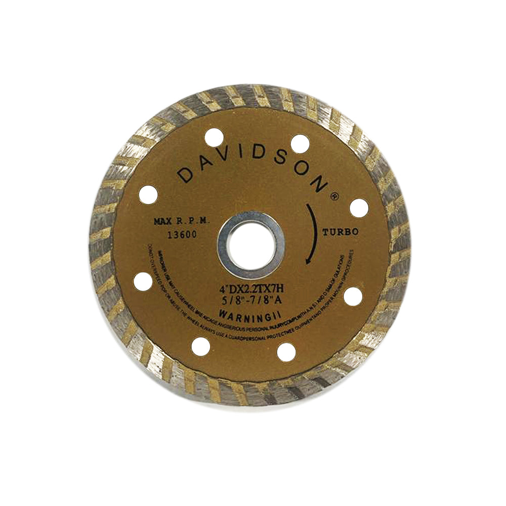 Diamond Disc Blade 4'' Turbo – SUNICO
