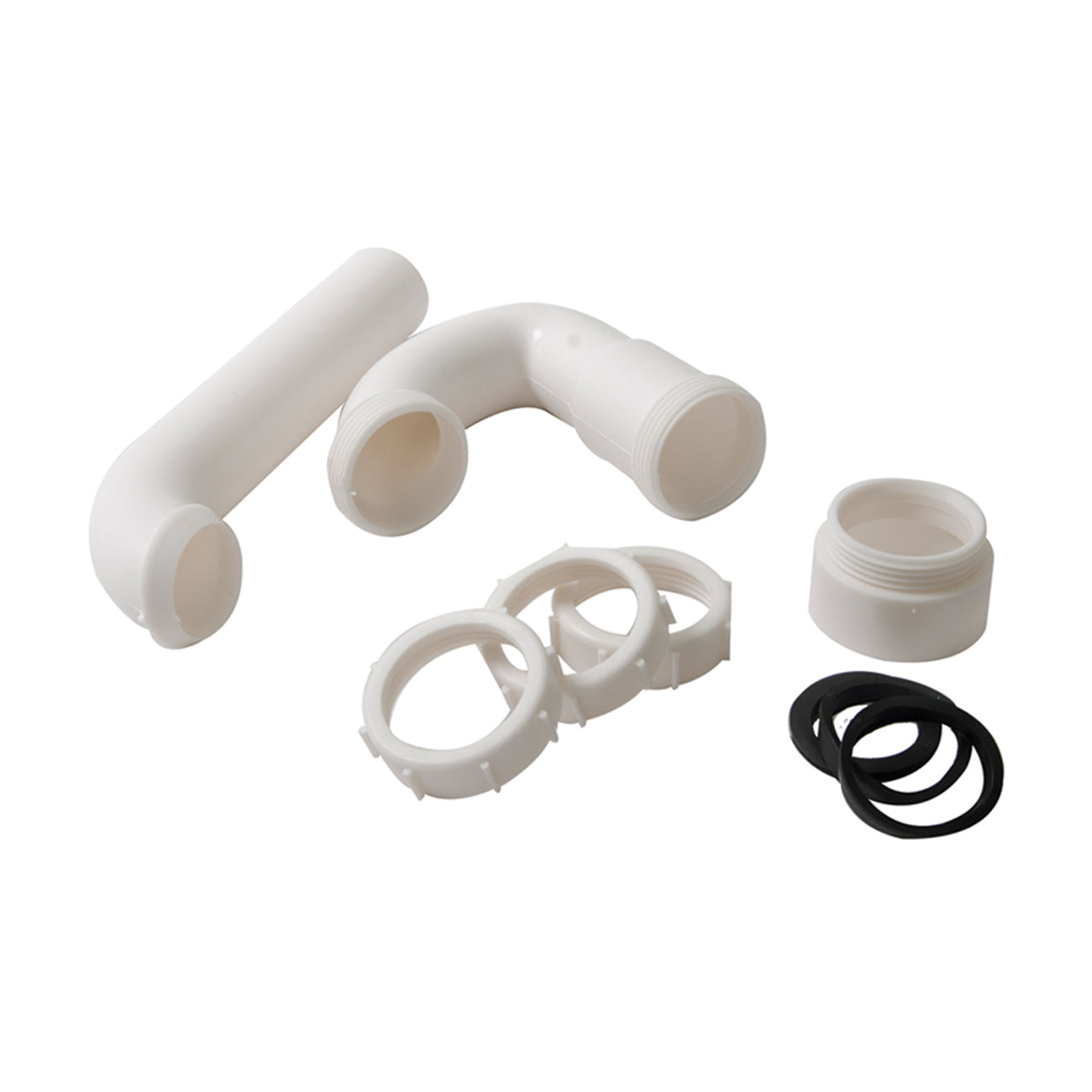 1-1/2" Plastic P-Trap With Reducing Washer to 1-1/4" – SUNICO