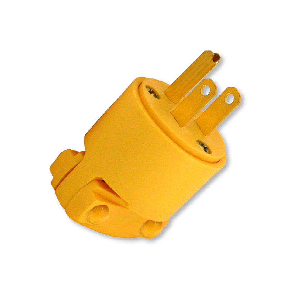 15 Amp 125-Volt 3 Wire Yellow Vinyl Plug – SUNICO