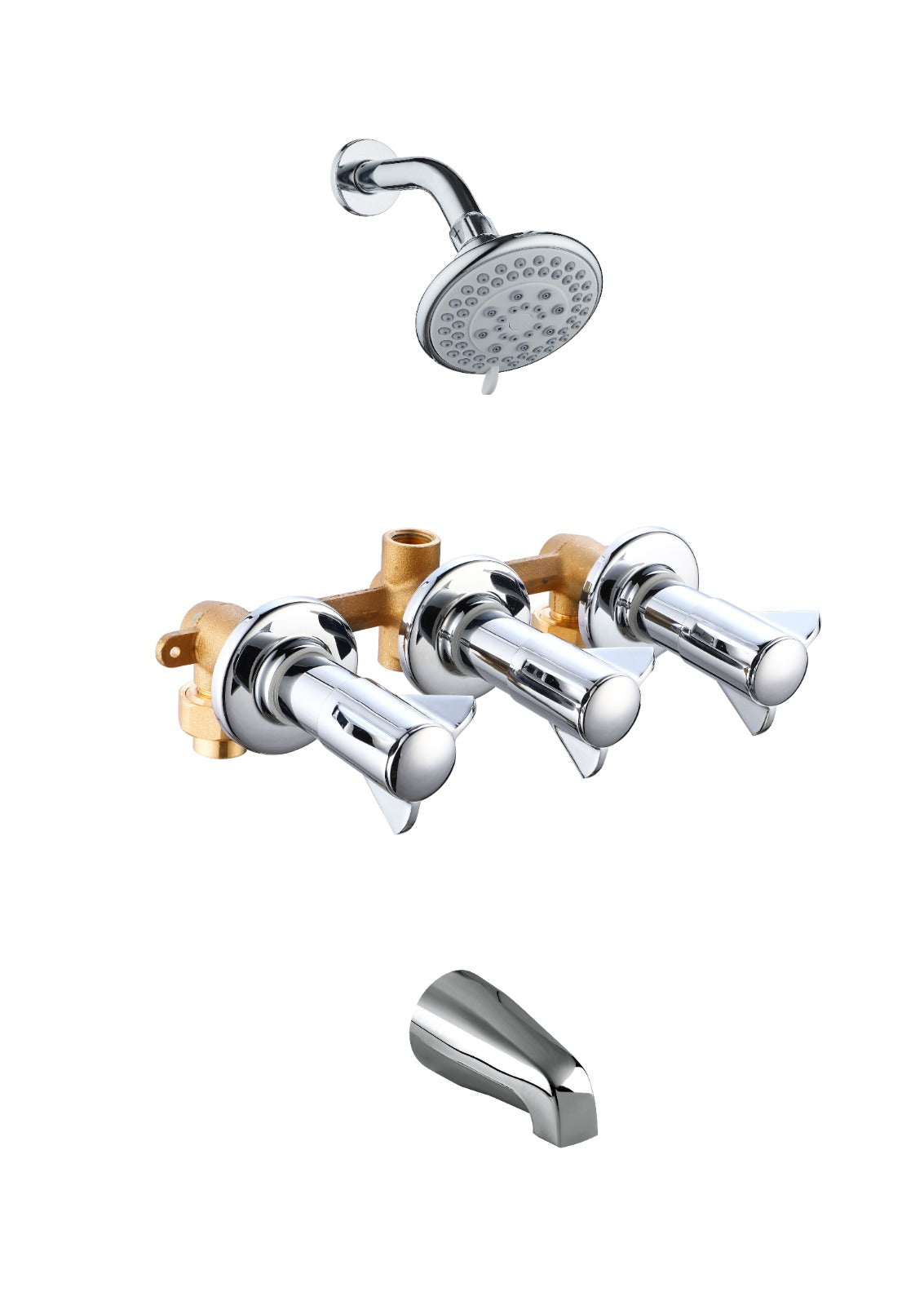 Tub & Shower Set 3 handles Sayco Type – SUNICO