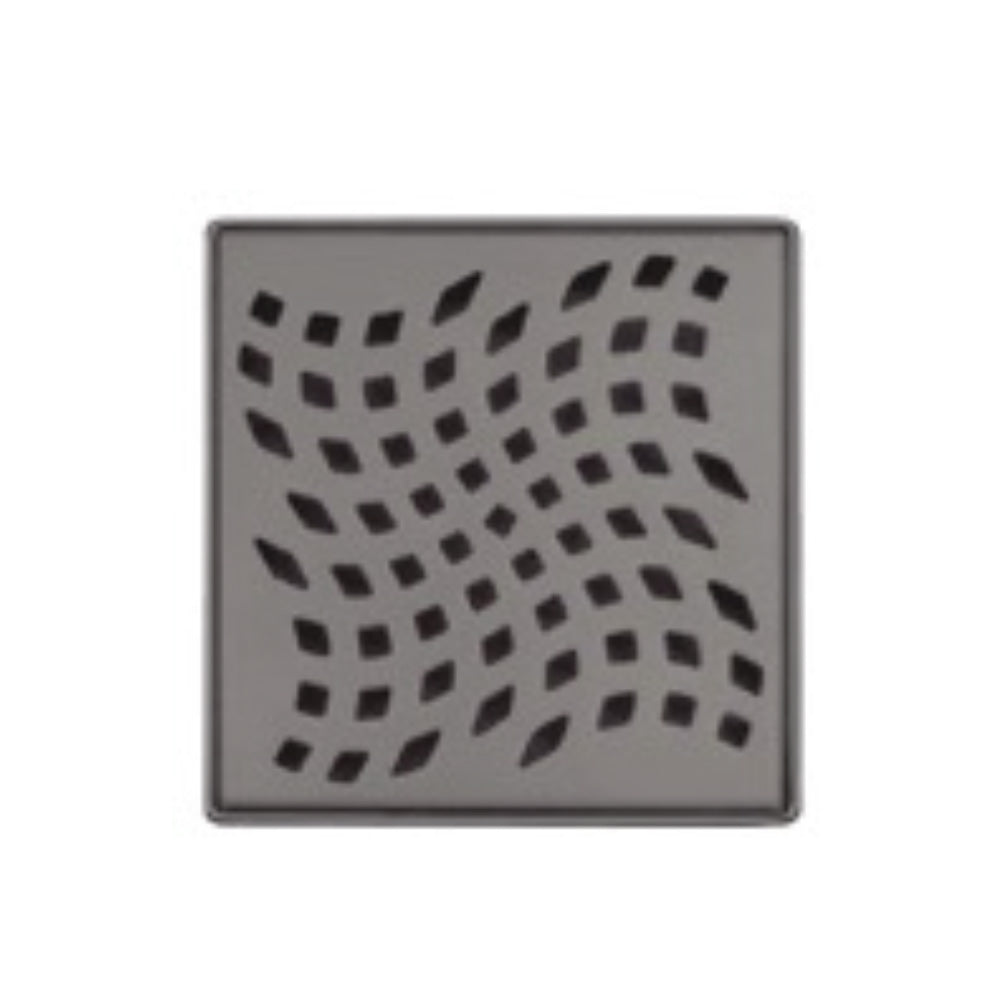 6" x 6" Square drain, Yellow Gold Color. – SUNICO