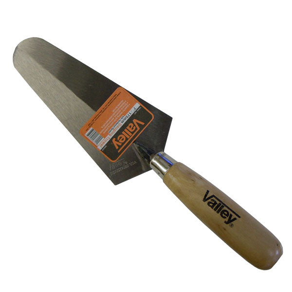 7x3" Gauging Bullnose Trowel, Wood Handle – SUNICO
