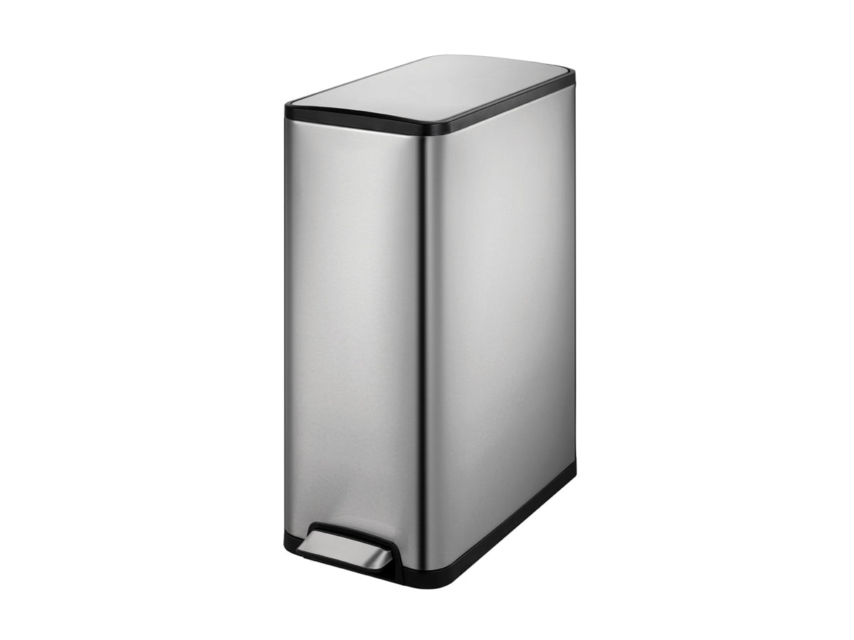 45L Rectangular Step Bin, Brushed Stainless Steel – SUNICO