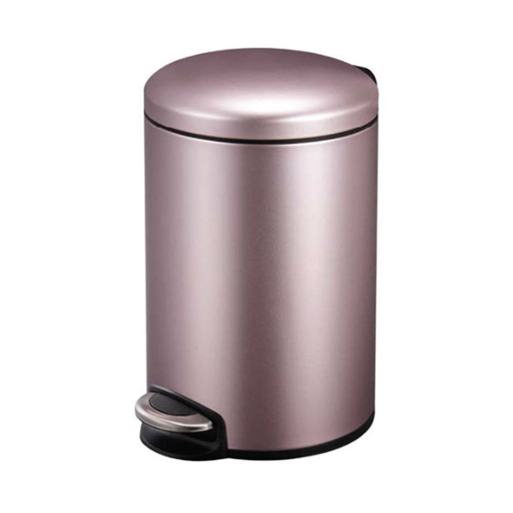 8L Round Step Bin, Rose Gold steel – SUNICO
